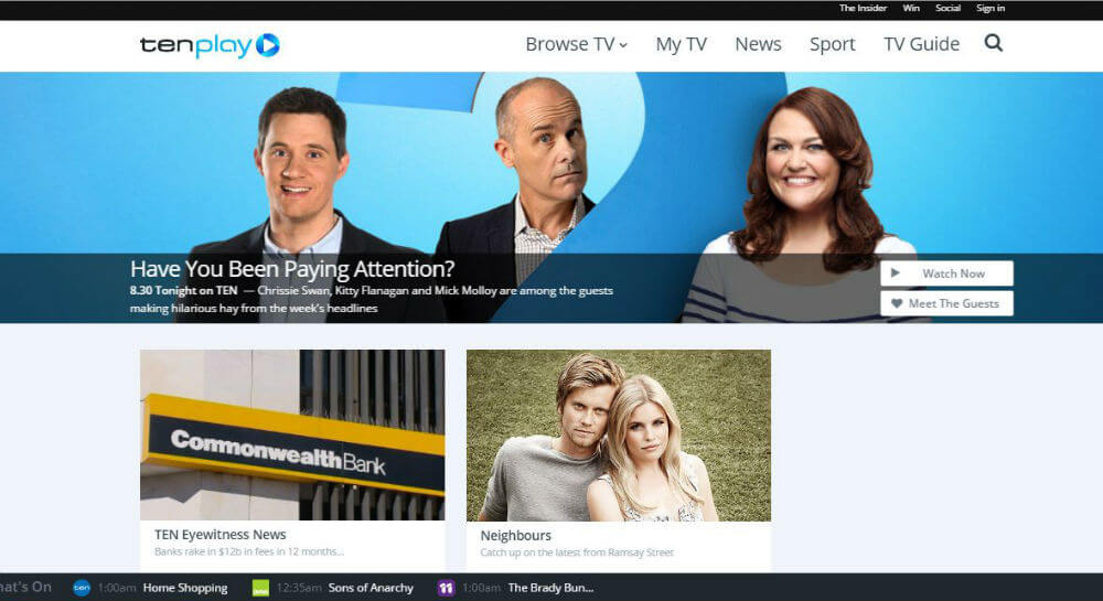 Tenplay Free to Air and Live Streaming TV App Review: Catch-up Today