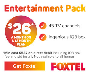 Foxtel Senior's Card Package Retired by Half Price Offer